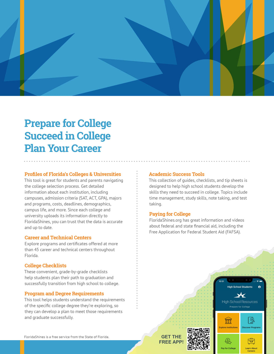 FLYER: FloridaShinesDouble-sided; 8.5x11High School (F-2 ...